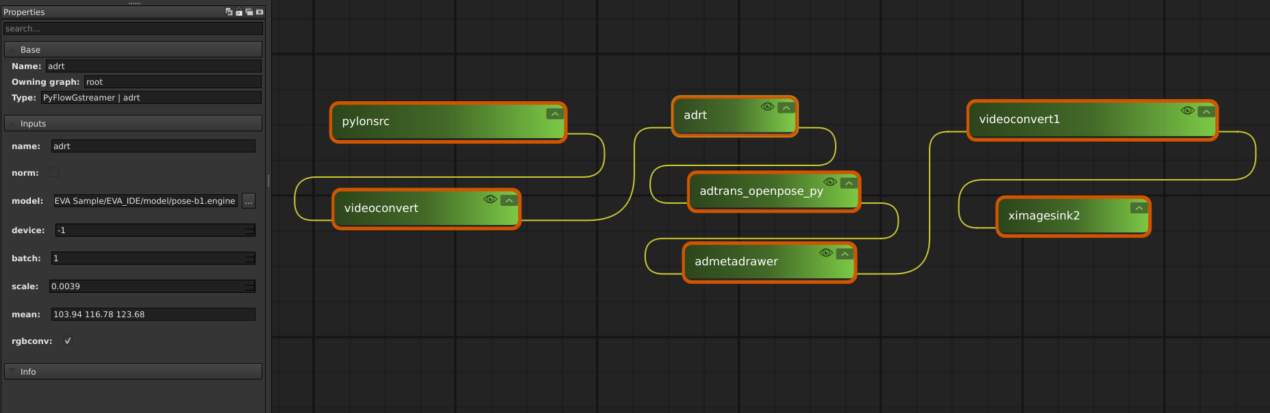 pose detection | EVA portal for Developer